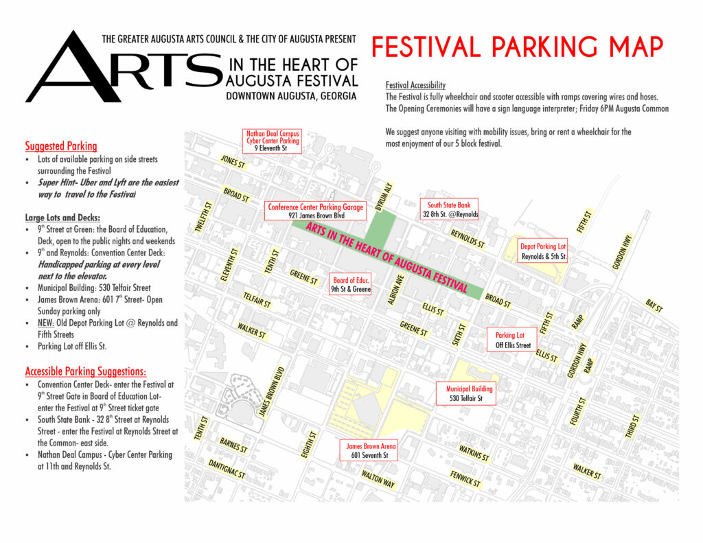 Parking - Arts in the Heart